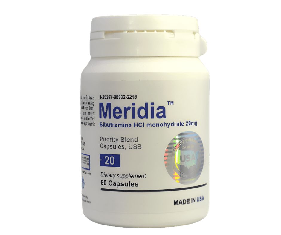 Meridia™ HCL Sibutramine 20mg 60kaps USA